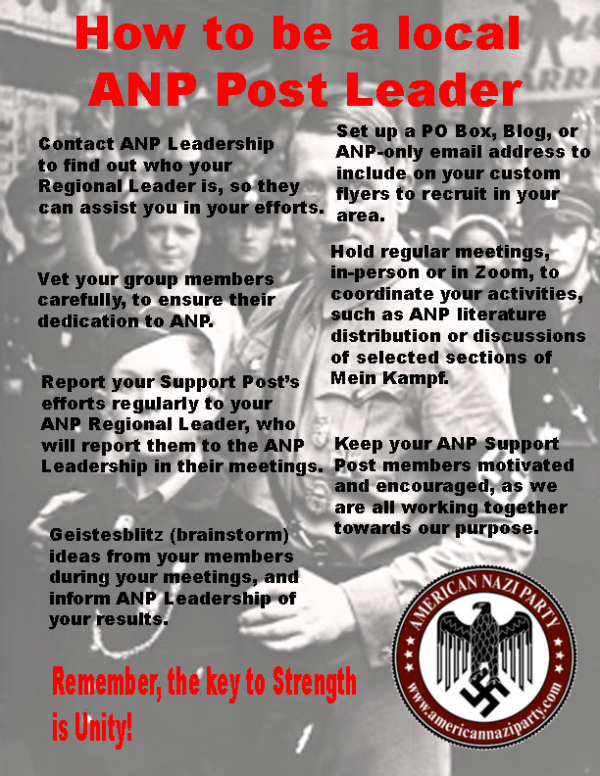 ANP News – Page 2 – American Nazi Party